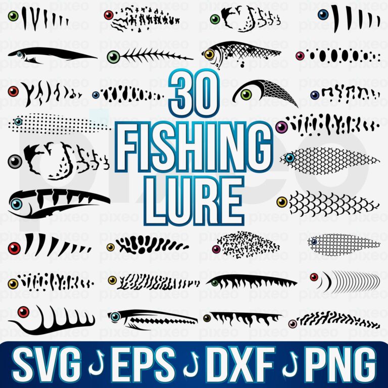 Free Printable Fishing Lure Template - Printable Template Hub