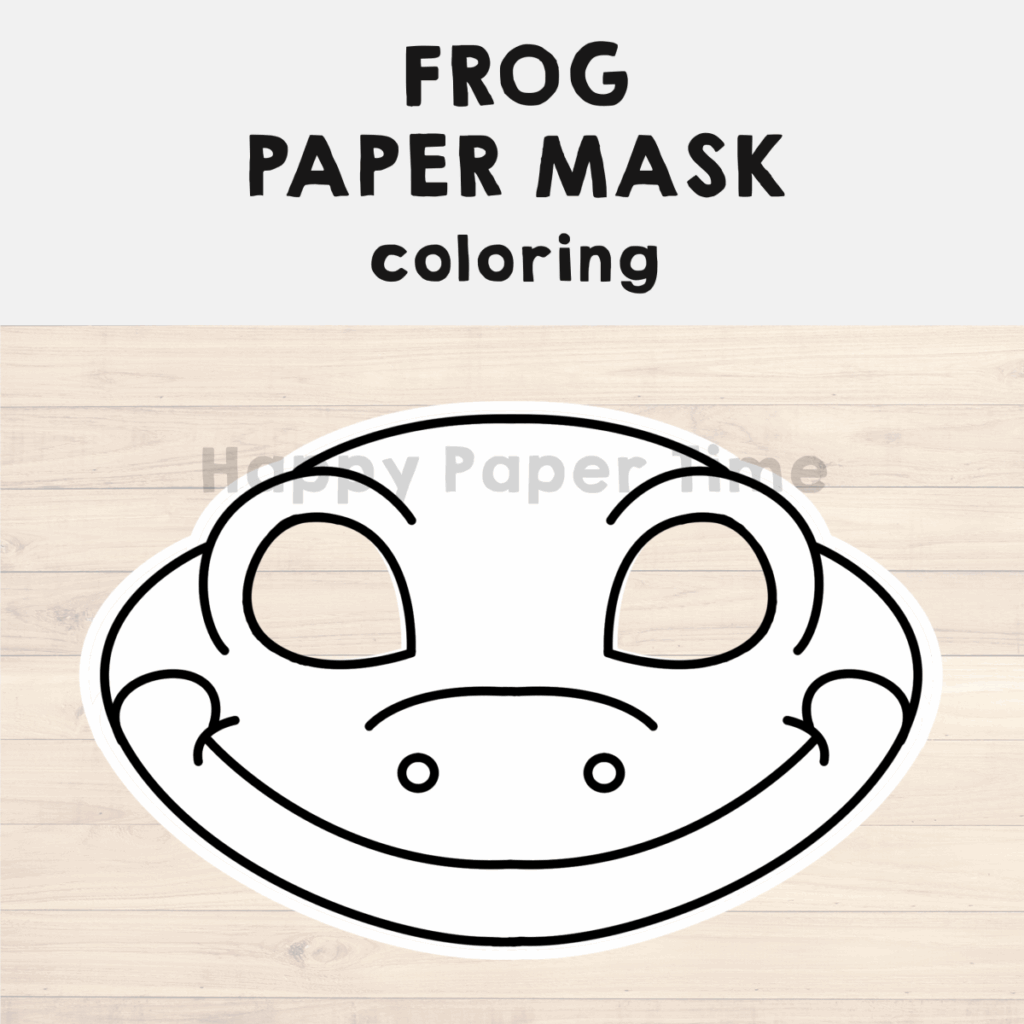Free Printable Frog Mask Templates - Printable Template Hub