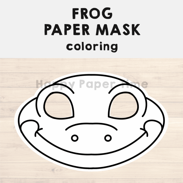 Free Printable Frog Mask Templates - Printable Template Hub