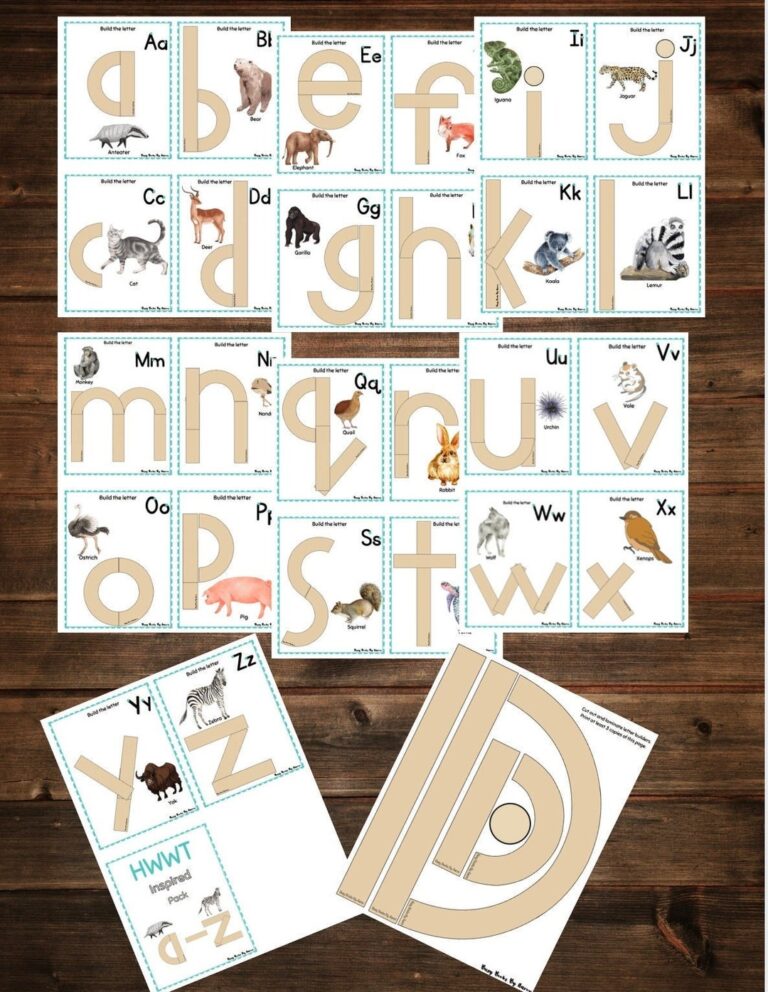 Handwriting Without Tears Free Printables - Printable Template Hub