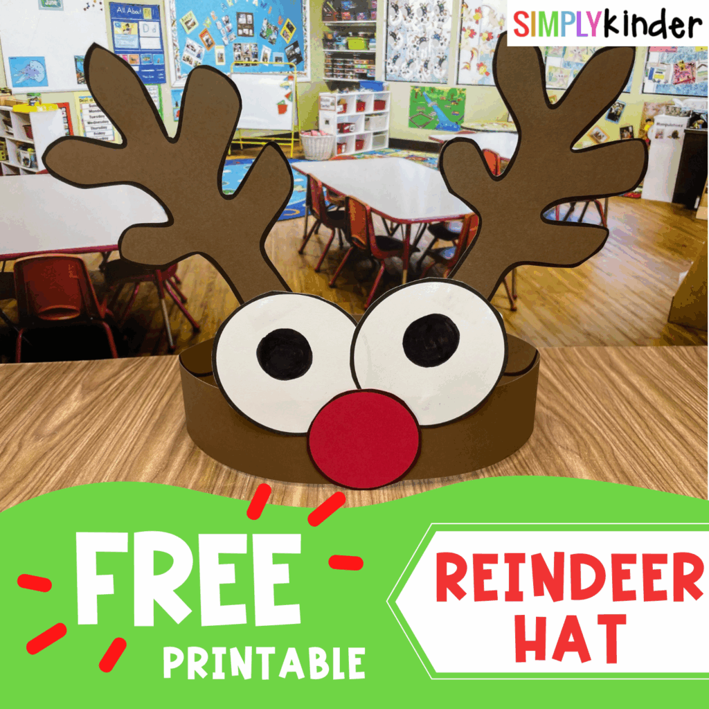 Free Printable Reindeer Headband Template - Printable Template Hub